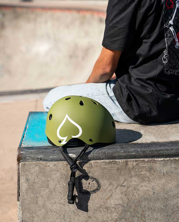 Low Pro Certified Helmet | Army Green | Protec Brand AU – Pro-Tec Australia